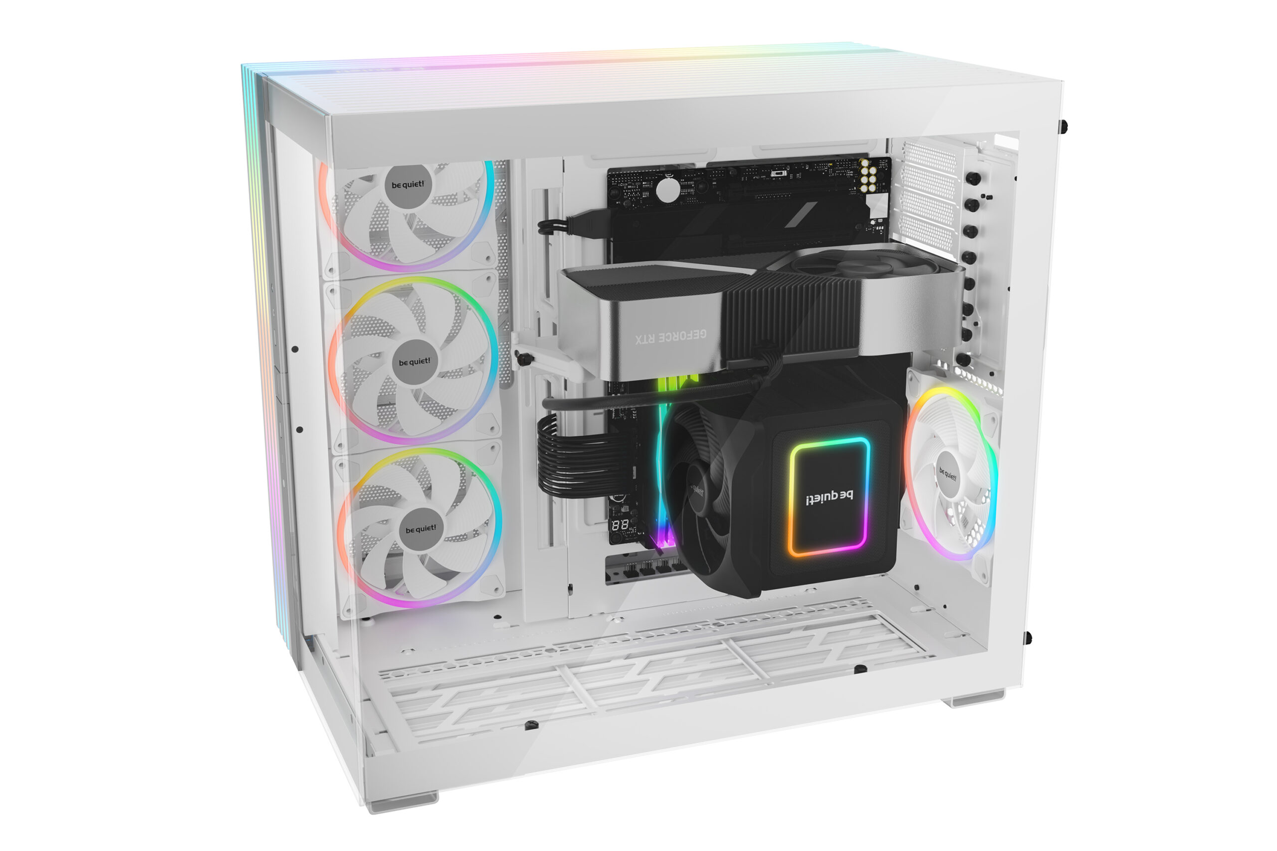 be quiet! LIGHT BASE 900 FX White - AI.Striker
